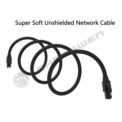 Chine Cat5E Round UTP 24AWG UTP Soft 4pair CE UL Multiple Copper Twist 100% Oxygen Free Copper Patch Cord Cable Ethernet Cable Cat5E Le câble est équipé d'un câble de câble de câble. à vendre