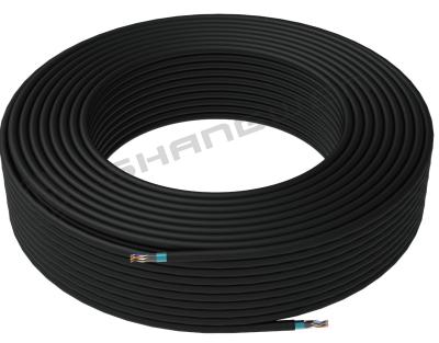 China Cat6a Cable Network UTP Cat6 Cat6a Cable and Connectors CAT6A Flat Patch Cord UTP 4 Pairs 30AWG Stranded Copper Cable for sale
