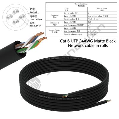 Cina Cable di rete CAT6 protetto UTP con connettori RJ45 e rame 100% privo di ossigeno certificato CE UL in vendita
