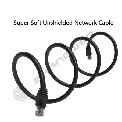 China Black Rj45 CAT6 FTP Ethernet Network Cable Cat 6 Internet Computer Patch Cord Communication Cable for sale