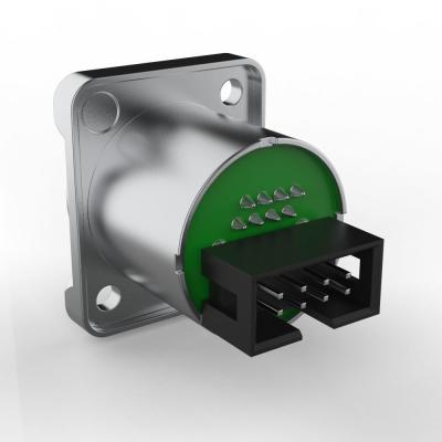 China Outdoor  Ethernet Chassis Connector  Plug 8 Pin Signal Connector Ethernet Rj45 Waterproof Connector for sale