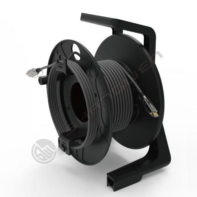 China Armored Optical Fiber HD MI2.0 HD Cable Drum 4K 60Hz TPU Covered  Cable  OM3 Fiber  Copper Wires  Protect Shell Cable Reel for sale