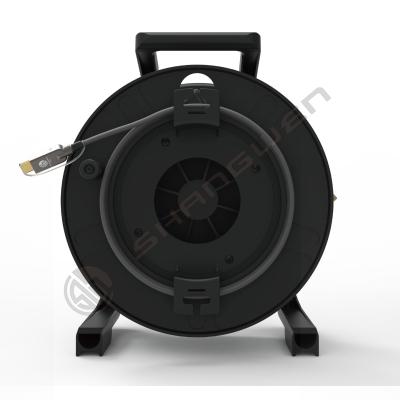 China Optical Fiber HD Link Port Cable Drum Armored 8K TPU Covered  Cable for Audio Video TV HD 2.1 Type a to Type a for sale