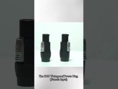 Powercon Außenwasserdichtes Stromanschluss IP65 elektrischer Anschluss 3P männliche weibliche Pins für LED-Display
