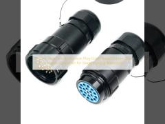 19 Núcleos Macho Fêmea Plug de aviação Revestido de cobre 20A 19 Pin Conector Socapex para iluminação de palco Conector à prova d'água