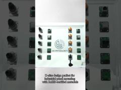 Connettore elettrico resistente all'acqua Rj45 femmina Connettore per telaio industriale esterno