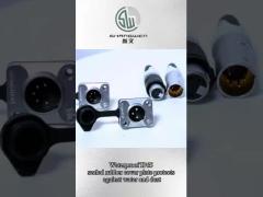 Водонепроницаемость 3 штифта XLR вставка женский разъем адаптер IP65 DMX панель монтаж аудио провода соединитель сплав материал наружной