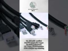 Cavo RoHS Ethernet 24AWG 26AWG 28AWG CAT5 Cat5e UTP Cavo Ethernet 4 coppie