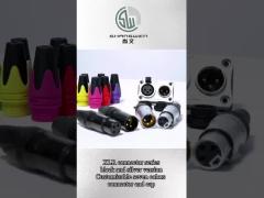 16A Wire XLR Connector 3 Pin Waterproof Ip65 Female Plug Outdoor
