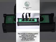 Audio DMX 4 Canale 3 Pin XLR Cable Rj45 Breakout Multi Network Stage Sound Lighting Ethercon Cable Extender Connectors