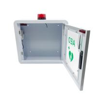 China Wall Mounted Defibrillator Cabinet , Customizable Metal AED Mounting Box for sale