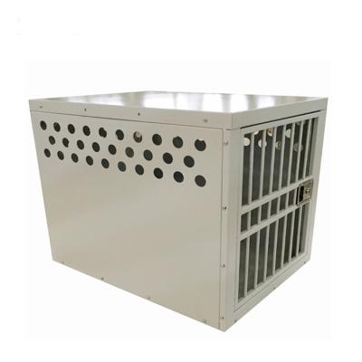 China Front Entry Single Disassembled Aluminium Truck UTV Dog Box Alu Dog Carrier for sale