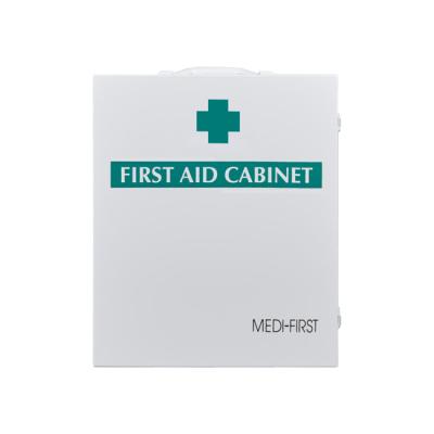 China Caja de los dispositivos de la ayuda de Kit Metal Medicine Cabinet First de los primeros auxilios en venta
