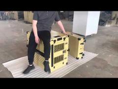Hundereise-Aluminiumkiste XL Alu K9 zusammenklappbare groß für Schäferhund