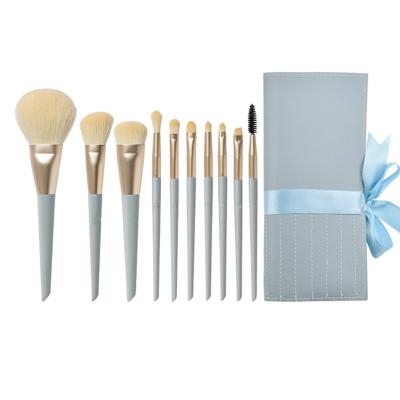 China Manufacturer  professional makeup brush cleaner private label foundation makeup brushes with bag for sale