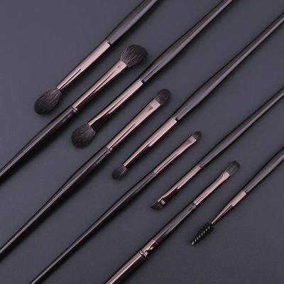 China 2020 New Style For Travel Double Side Makeup Brushes Retractable 4 in 1 Mini Makeup Brush Set Private Label for sale