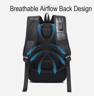 China Hard EVA Shell Business Custom Travel Backpack Big Size 16.14x10.43x1.18