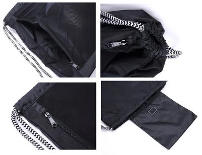 中国 カスタム ロゴ ポリエステル 引き紐 カスタム 旅行 バックパック  Zipper 閉塞 販売のため