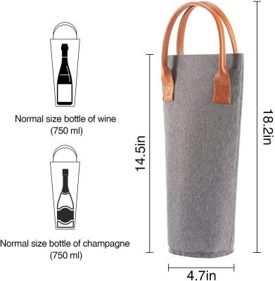 Cina Borsa rotonda, portatile, isolante, frigorifero, per bambini, bottiglie di vino, borsa di ghiaccio, piccola, 4x14