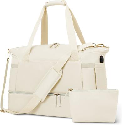 China Bolso de viaje de separación húmeda y seca multifunción de gimnasio de fin de semana en venta