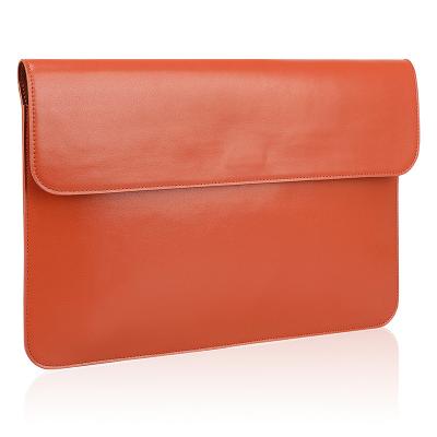 China Women'S Business Custom Laptop Bags  For Macbook Pro 13 13.3 Inch Computer Sleeve Leather Envelope Flap for sale