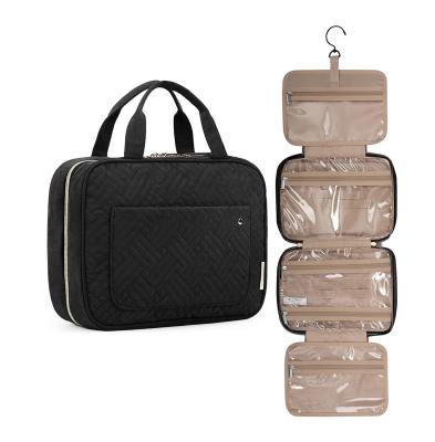 China Travel Makeup And Toiletry Bag Organizer Hanging Hook Water Resistant 12x9x4" for sale