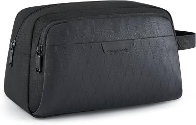 China Schwarz Großkapazitäts-Reisetasche Wasserdicht Toilettenartikel Rasierkleidung für Männer zu verkaufen