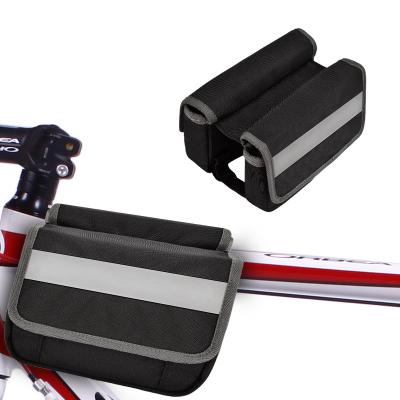Cina Big Phone Bike Bag OEM impermeabile posteriore sotto il sedile sacchetto a strisce riflettente per il ciclismo 7X6X5