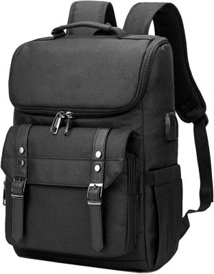 China Bolso de viaje personalizado de noche grande negro con puerto de carga USB para mujeres y hombres en venta