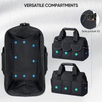 China Waterproof Multi-Pockets Bag Soft Bottom Adjustable Shoulder Strap With Safety Reflective Straps for sale