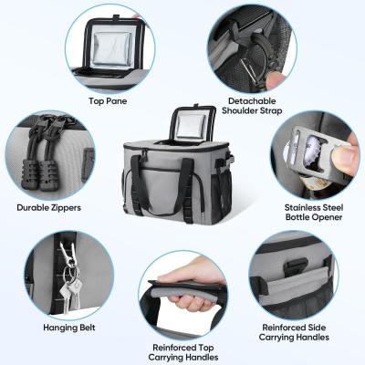 China Extra Large 40/60 Cans Volume Soft Leakproof Beach Camping Kayaking Road Trips Custom Travel Cooler Bag for sale