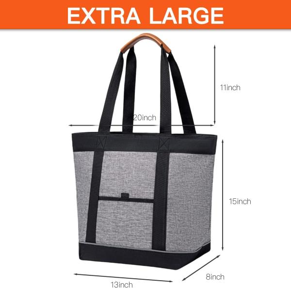 Quality Transport Large Insulated Reusable Grocery Tote Picnic Custom Travel Cooler Bag for sale