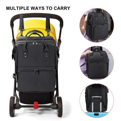 Cina Bambino pannolino sacchetti zaino nero isolato bottiglia di stoccaggio 14X9X16