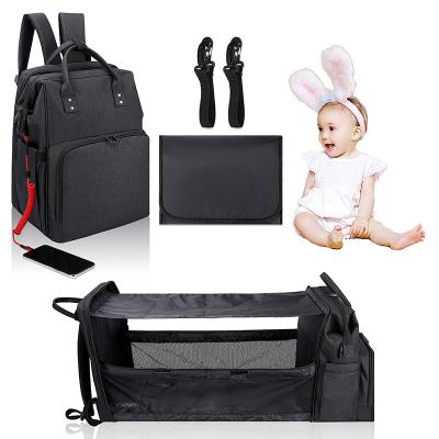 Cina Bambino pannolino sacchetti zaino nero isolato bottiglia di stoccaggio 14X9X16