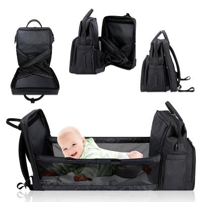Cina Bambino pannolino sacchetti zaino nero isolato bottiglia di stoccaggio 14X9X16
