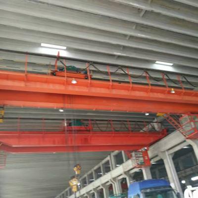 China Electric Double Girder Overhead Traveling Crane 15ton  with Wire Rope Hoist for sale