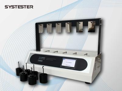 China 6 independent test station Shear Adhesion Tester of tape or other viscous materials for sale
