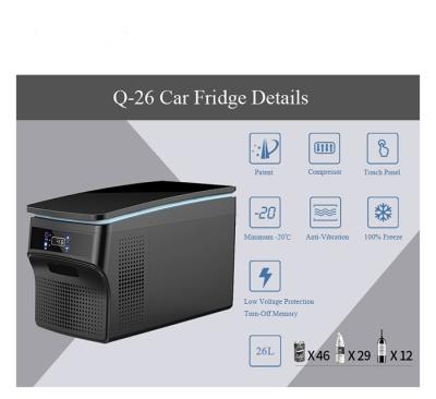 Cina Congelatore di frigorifero del compressore di CC 24V 45W R134a 28L del veicolo in vendita