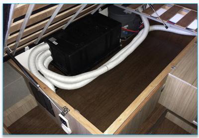 Cina Condizionamento d'aria del caravan della Sotto-cuccetta del CE R410a 4400W in vendita