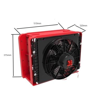 China 24V Dc Powered Truck Auto Air Conditioners With LCD Display for sale