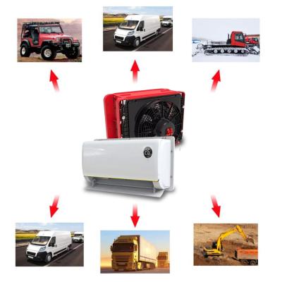 China Factory Sell Electric Scroll Compressor Cooling 12V Parking Split Air Conditioner for sale