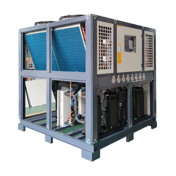Quality R410A R404A Screw Air Cooled Water Chiller 120KW Industrial Water Chiller for sale