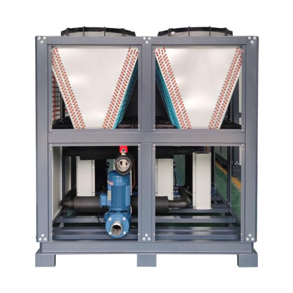 Quality R410A R404A Screw Air Cooled Water Chiller 120KW Industrial Water Chiller for sale