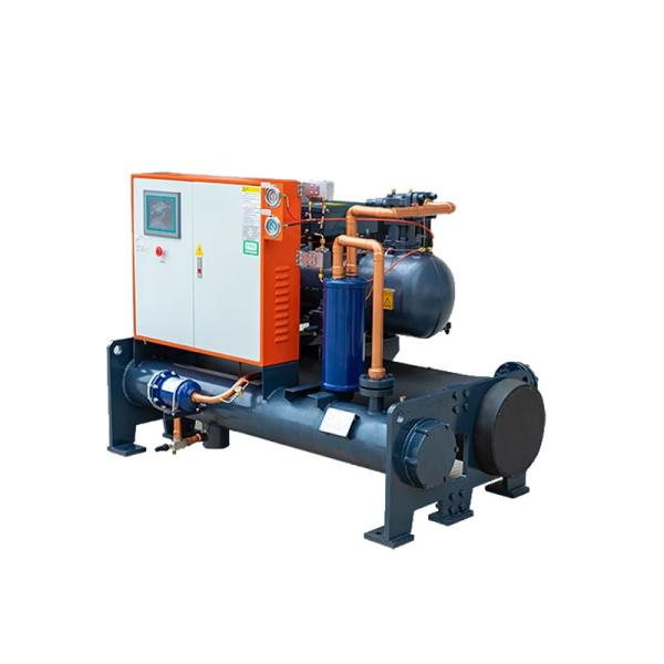 Quality 40HP Water Cooled Screw Chiller 140kw Plastic Injection Chiller 50Hz / 60Hz for sale