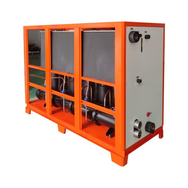 Quality 415V Small Industrial Water Chiller 50PH Inverter Scroll Chiller R410A Refrigerant for sale