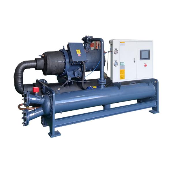 Quality R22 / R407C Water Cooled Screw Chiller 280kw Glycol Chiller System 70HP for sale