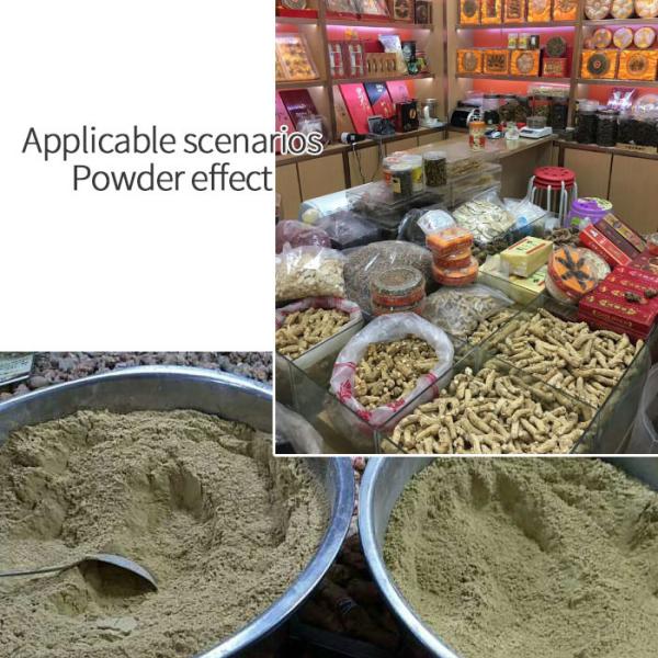 Quality 1-45kg/h Herb Grinder Machine 3300W With Cloth Bag Accessories for sale