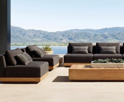 Cina Divano da giardino in teak in vendita