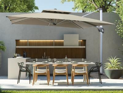 China Paraguas de jardim de sol tamanho grande 3.5*3.5M à venda
