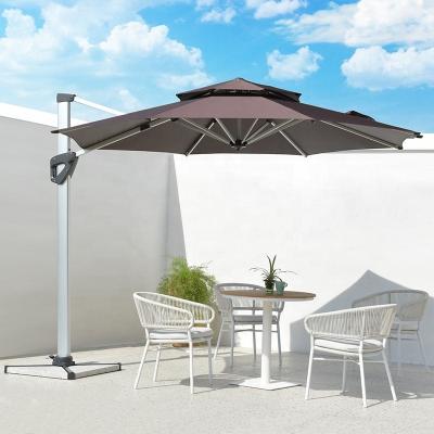 Cina 3*3M Grandi ombrelloni da giardino con base rotabile 360 in vendita
